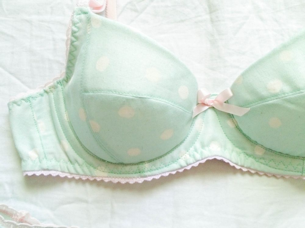 nani IRO polka dot bra set